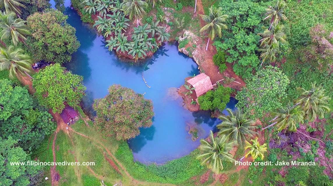 Tarusan Spring aerial – Filipino Cave Divers